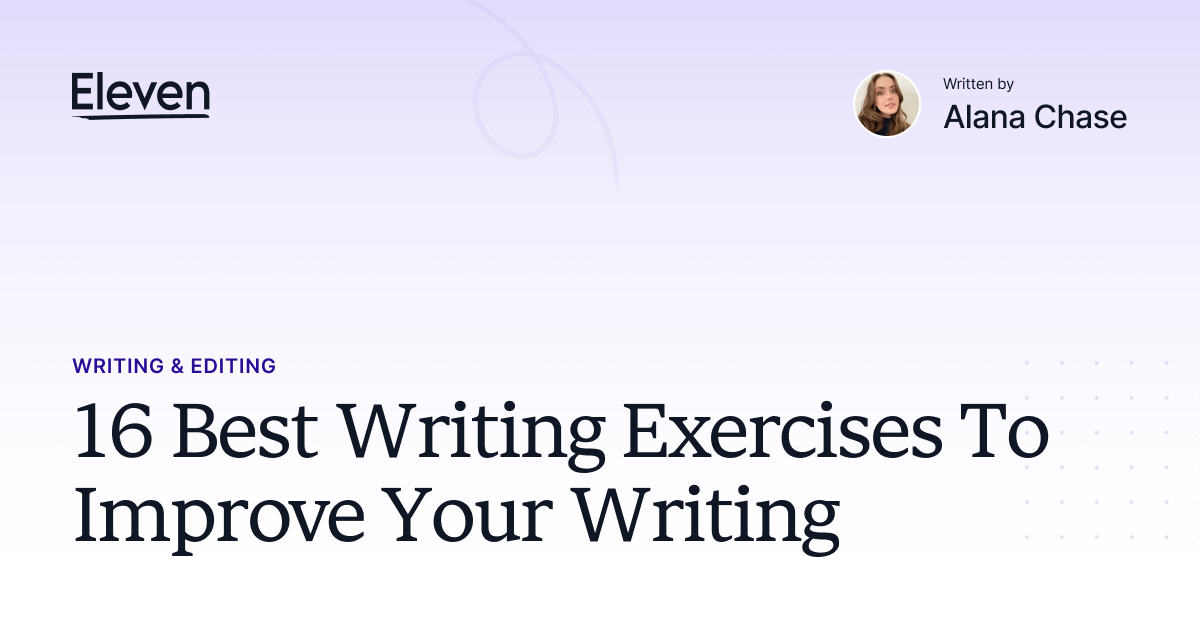 16 Best Writing Exercises To Improve Your Writing